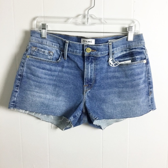 Frame Denim | Shorts | Frame Le Cutoff Cut Off Denim Shorts New Size 28 ...